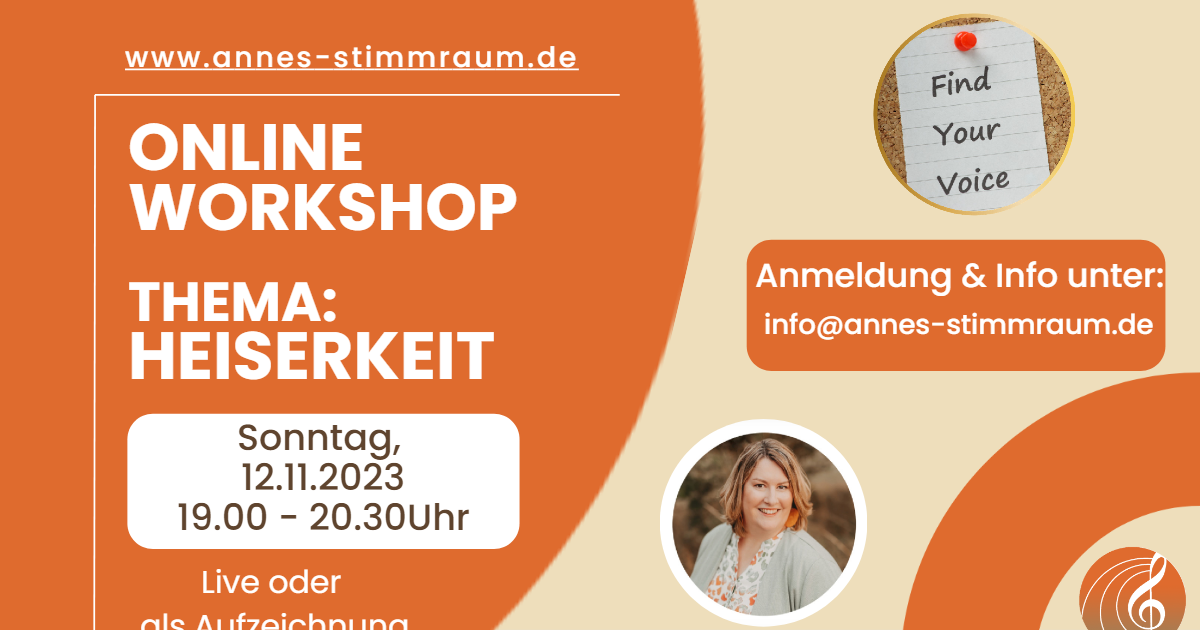 Online Workshop Heiserkeit